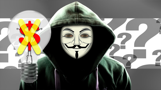 Em protesto contra aumento tarifário Anonymous altera site da ANAEEL